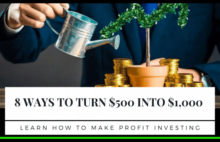 Top 8 Ways To Turn 500 Into 1000 Learn How To Make Profit Investing